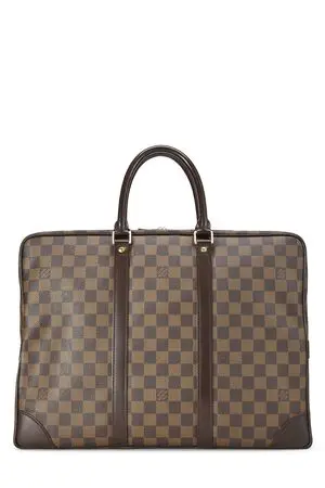 LOUIS VUITTON Damier Ebene Porte Documents-voyage