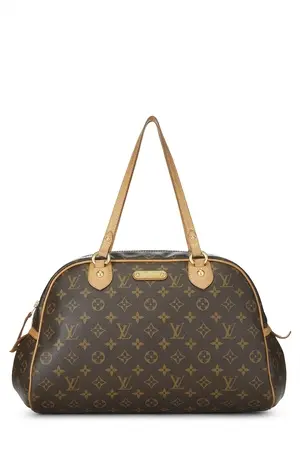 LOUIS VUITTON Monogram Montorgueil Tote - Brown