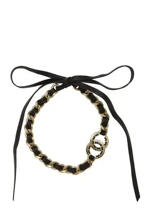 Chanel Tone 'cc' Choker - Black