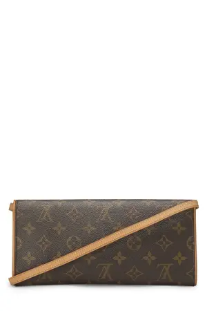 LOUIS VUITTON Monogram Canvas Pochette Twin