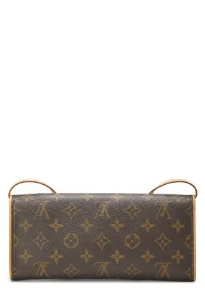 LOUIS VUITTON Monogram Canvas Pochette Twin