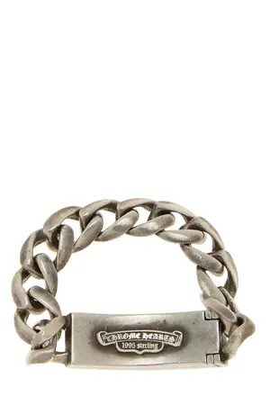 Chrome Hearts Heart Dagger Id Bracelet