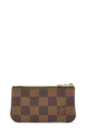 LOUIS VUITTON Damier Ebene Pochette Clefs - Brown