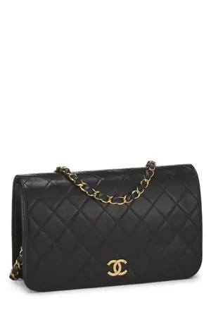 Chanel Quilted Lambskin Snap Full Flap Small