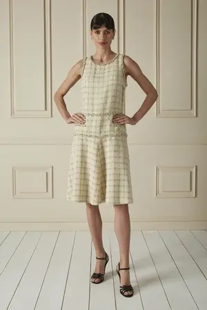 Chanel Bouclé Dress - Cream