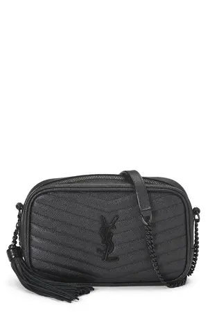 Saint Laurent Grainy Lou Camera Bag - Black