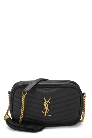 Saint Laurent Grainy Lou Camera Bag - Black