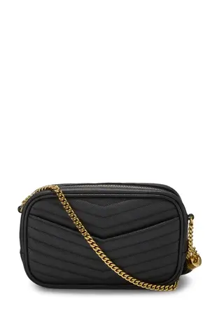 Saint Laurent Grainy Lou Camera Bag - Black