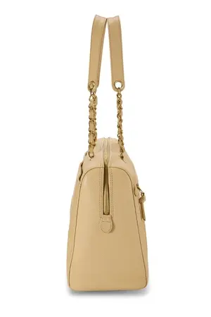 Chanel Caviar Leather Zip Tote Bag