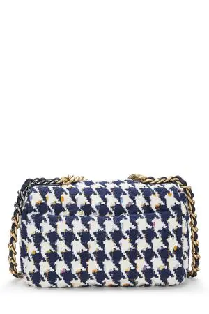 Chanel Quilted Tweed 19 Flap Bag