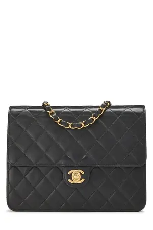 CHANEL Chanel Quilted Lambskin Ex Flap Shoulder Bag