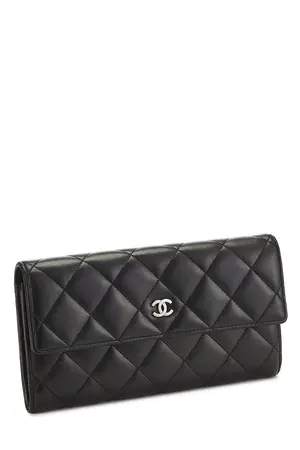 Chanel Lambskin Long Wallet