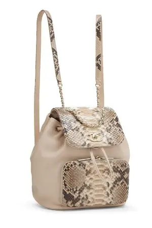 Chanel Caviar & Python Business Affinity Backpack