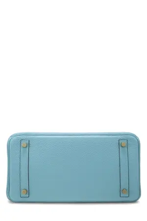 Hermès Atoll Togo Birkin 30 - Blue Atoll