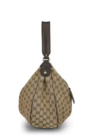 Gucci Brown Original Gg Canvas Sukey Hobo Bag