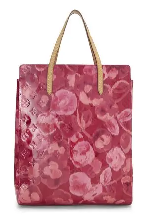 LOUIS VUITTON Monogram Vernis Ikat Flower Catalina Tote