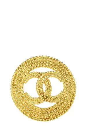 Chanel Cc Pin - Gold