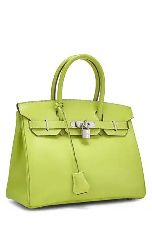 Hermès Kiwi & Olive Epsom Candy Birkin 30