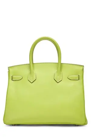 Hermès Kiwi & Olive Epsom Candy Birkin 30