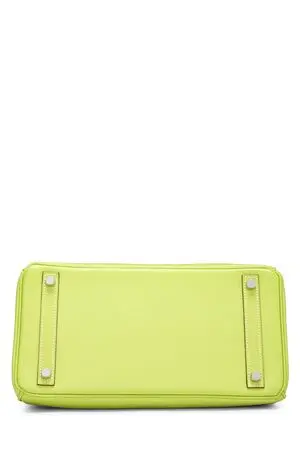 Hermès Kiwi & Olive Epsom Candy Birkin 30
