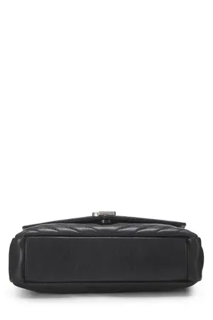 Saint Laurent Chevron Quilted Leather College Bag