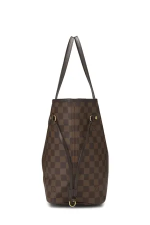 LOUIS VUITTON Damier Ebene Tote - Brown