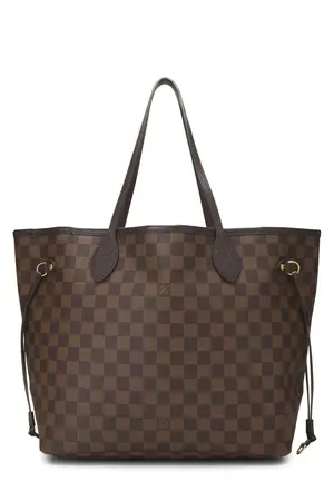 LOUIS VUITTON Damier Ebene Tote - Brown