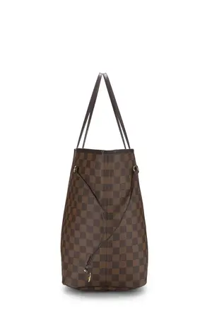 LOUIS VUITTON Damier Ebene Tote - Brown