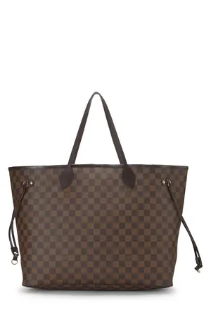 LOUIS VUITTON Damier Ebene Tote - Brown