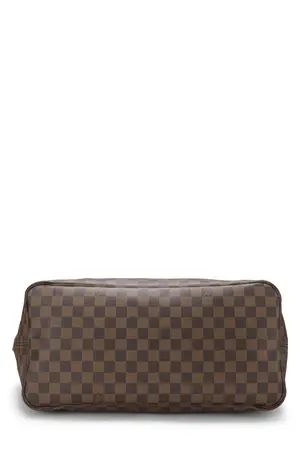LOUIS VUITTON Damier Ebene Tote - Brown