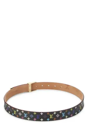 LOUIS VUITTON Takashi Murakami Monogram Multicolore Ceinture Belt