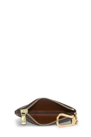 LOUIS VUITTON Monogram Canvas Pochette Clefs - Brown