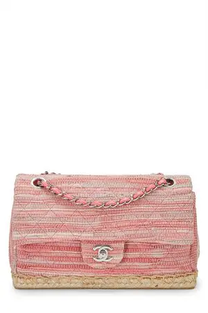 Chanel Raffia Espadrille Flap Bag