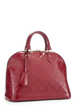 LOUIS VUITTON Monogram Vernis Alma - Red