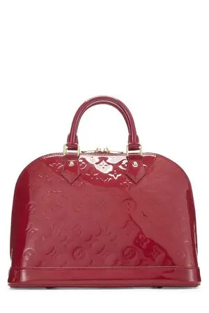LOUIS VUITTON Monogram Vernis Alma - Red