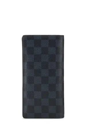 LOUIS VUITTON Damier Cobalt Brazza Continental Wallet