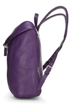Prada Calfskin Triangle Flap Backpack