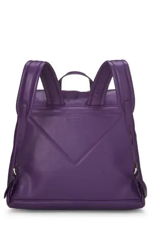 Prada Calfskin Triangle Flap Backpack