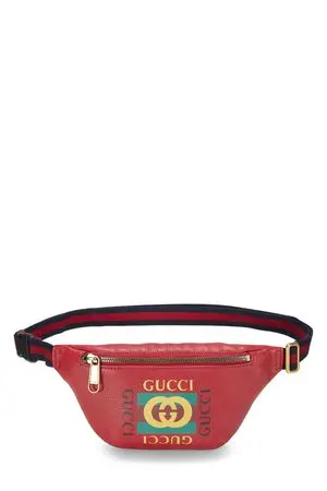 Gucci Leather Logo Belt Bag