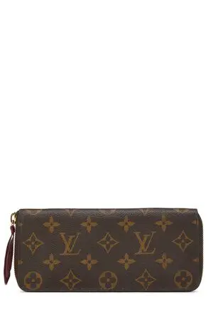 LOUIS VUITTON Monogram Canvas Clemence Continental Wallet - Pink
