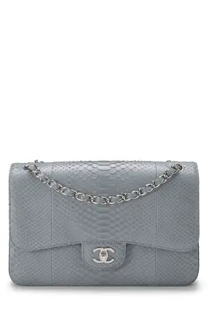 Chanel Classic Double Flap Shoulder Bag - Blue