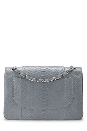 Chanel Classic Double Flap Shoulder Bag - Blue