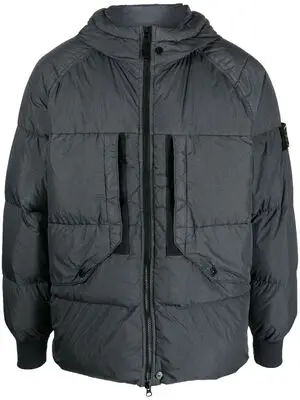 Stone Island Straight Hem Outerwear For Men