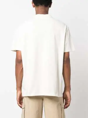 Polo Ralph Lauren Logo-embroidered Cotton T-shirt - Neutrals