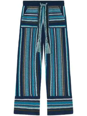 Alanui Ushuaia Stories Knitted Trousers