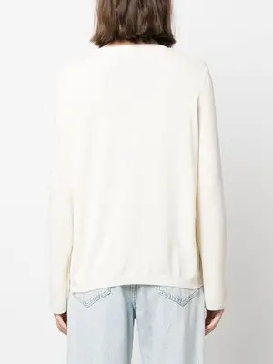 A.p.c. Logo-embroidered Jumper - Neutrals