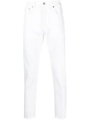 DONDUP Logo-plaque Tapered Jeans