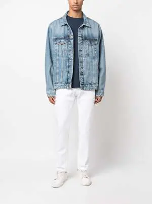 DONDUP Logo-plaque Tapered Jeans