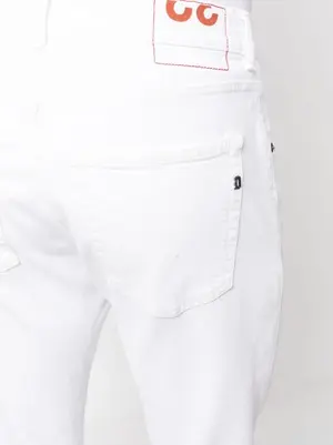 DONDUP Logo-plaque Tapered Jeans