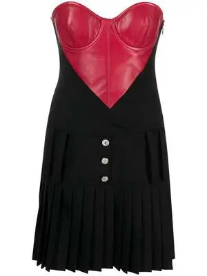 Moschino Heart Garbadine Minidress - Black